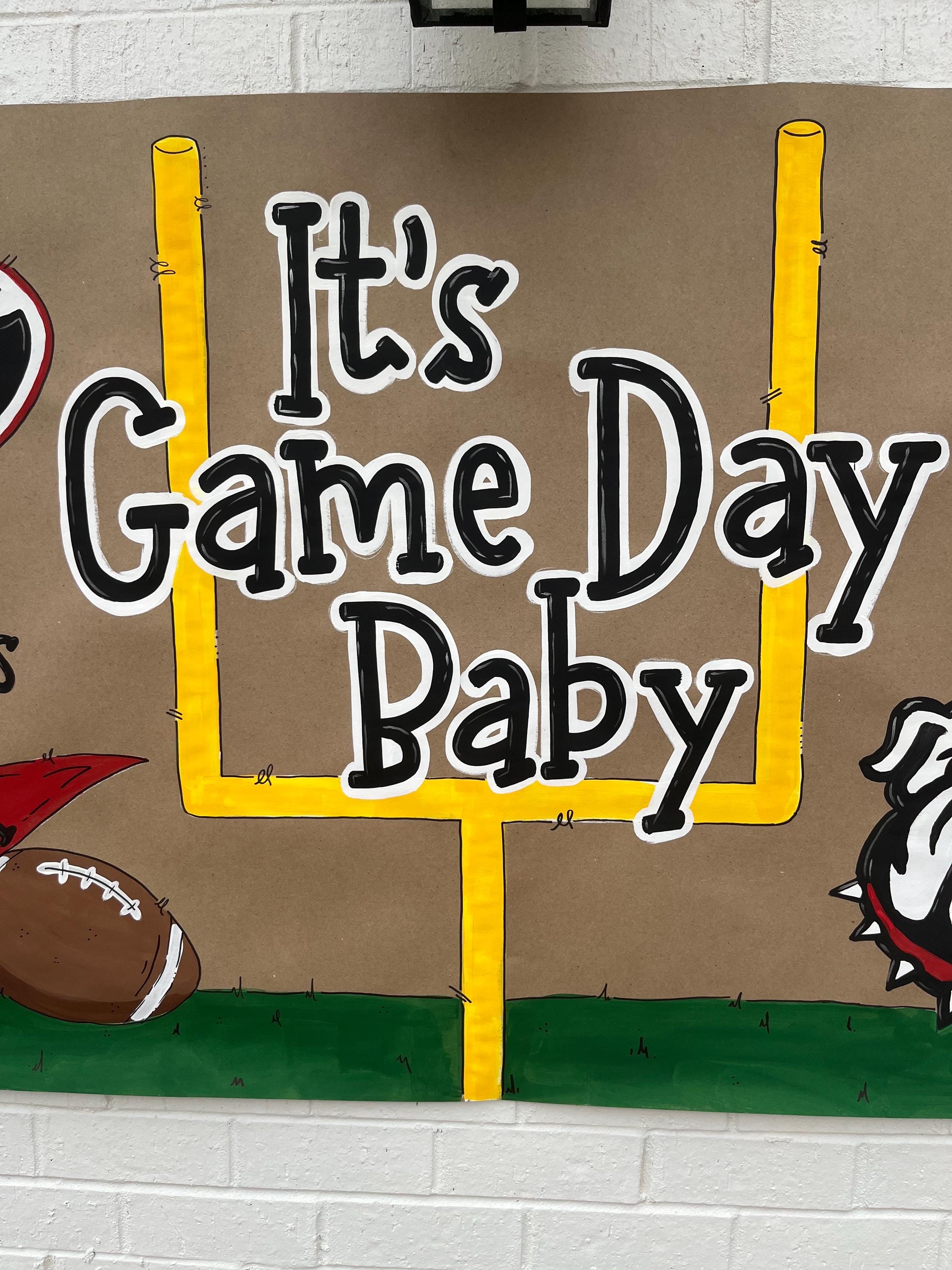 Football Tailgate Banner Customizable Hand-painted - Etsy