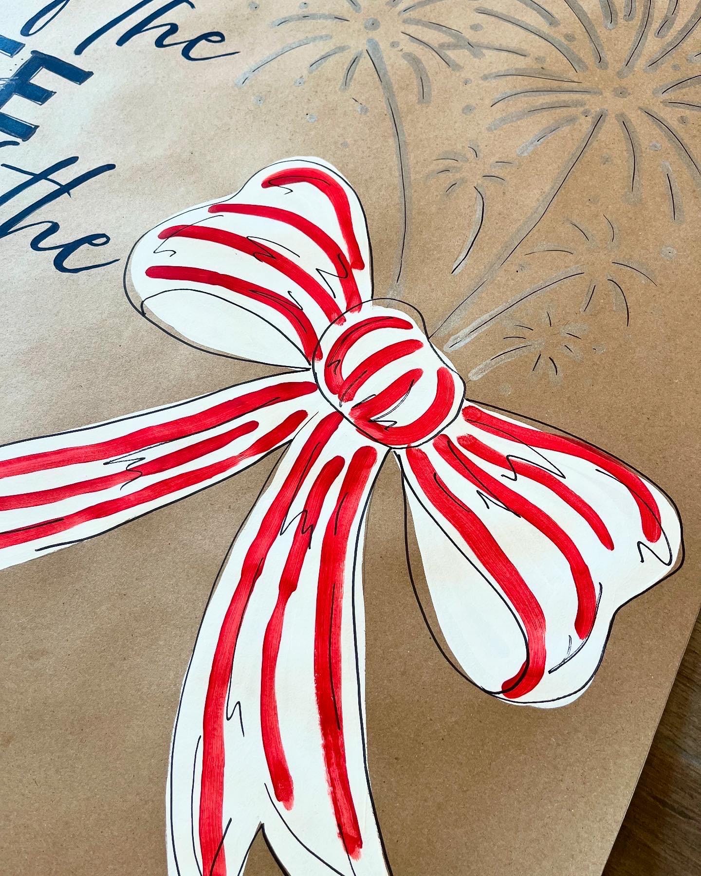 Patriotic Hand-painted Event Banner - Etsy