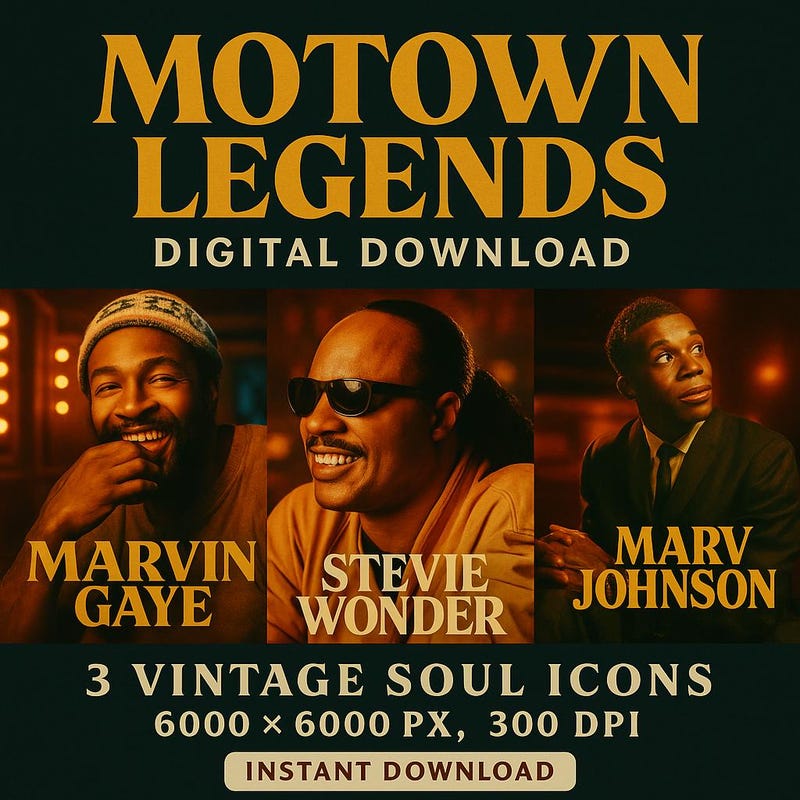 Motown and Soul Posters - Etsy