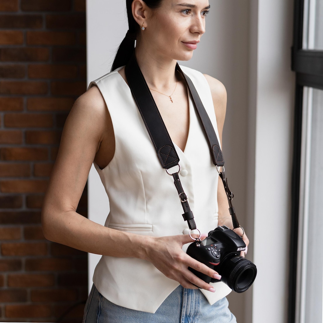 Engraved Leather Camera Strap, Personalized Camera Strap, Leather ...