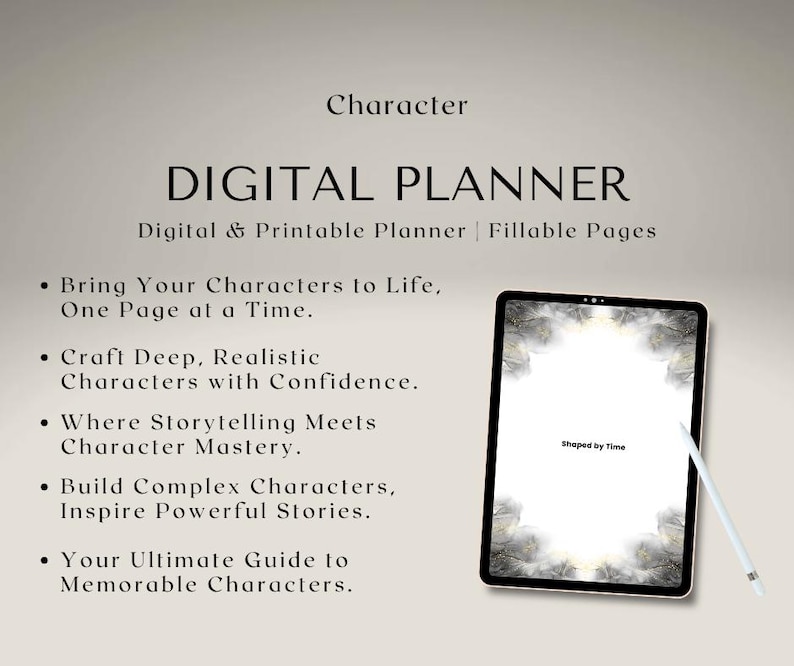Novel Character Sheet, Novel Writing, Author Journal, Character Chart ...