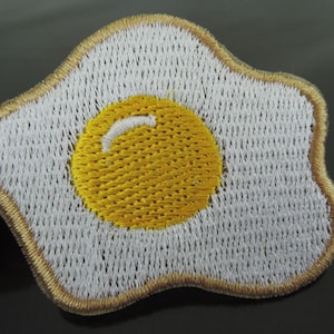 Egg Patches - Iron on Patch or Sewing on Patch Food Egg Patch Eggs ...
