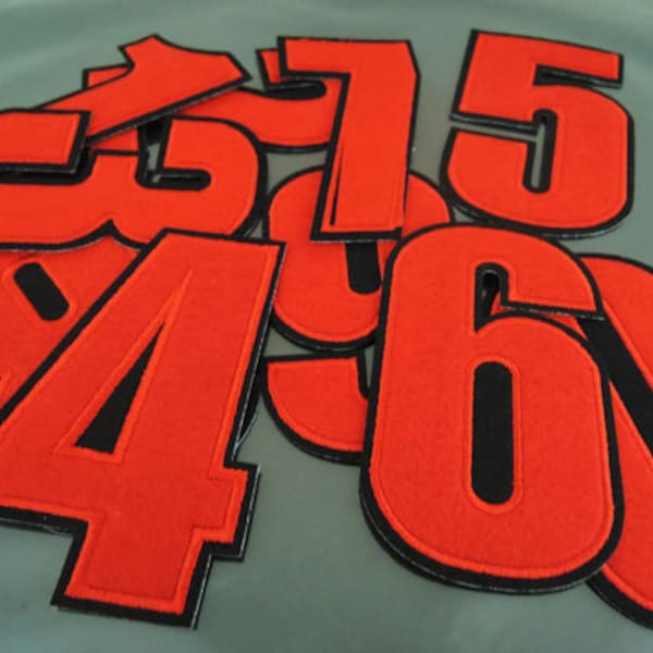 Number Patches - Etsy
