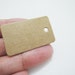 Kraft Paper Tags 50pcs Kraft Tags Rectangle Tag Price Tags Hang Tags ...