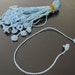 Hang Tag String 100pcs Light Blue Clothing Hang Tag String - Etsy