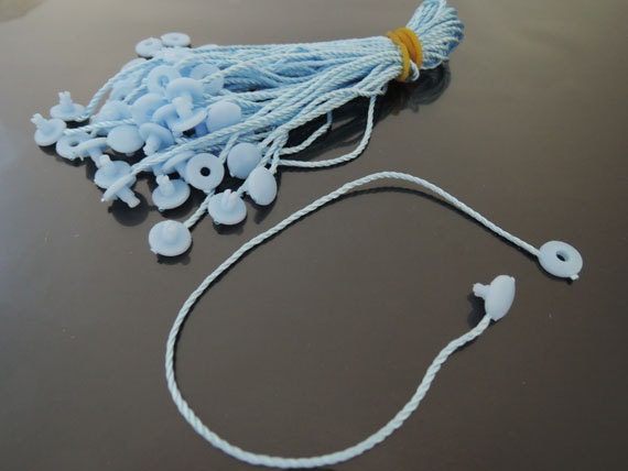Hang Tag String 100pcs Light Blue Clothing Hang Tag String | Etsy