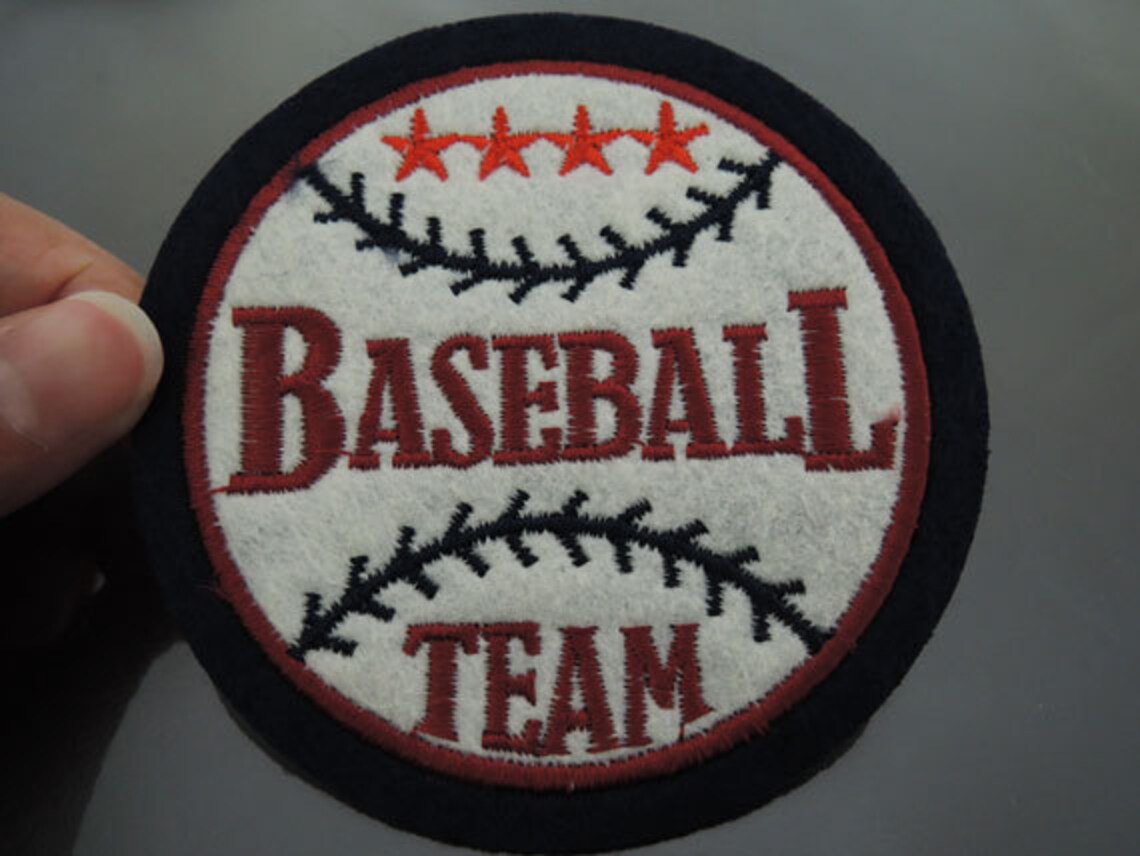 Baseball Patch Baseball Team Patches Sport Patch Applique Embroidered ...