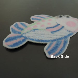 Fish Patch Pastel Blue Pink Fish Patches Colorful Fish Patches Applique ...