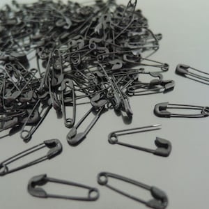 1000pcs Black Small Safety Pin - Etsy