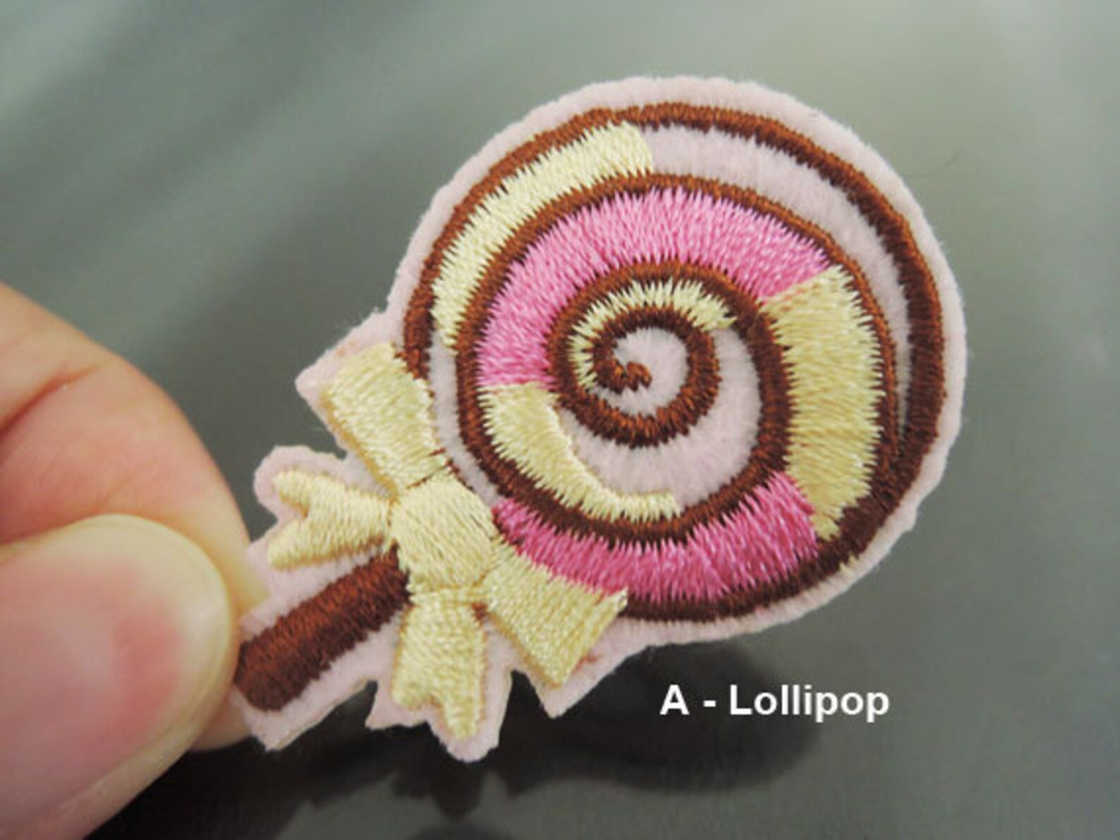 Iron on Patches or Sewing on Patch Lollipop Patch Candy Box Patch Small ...