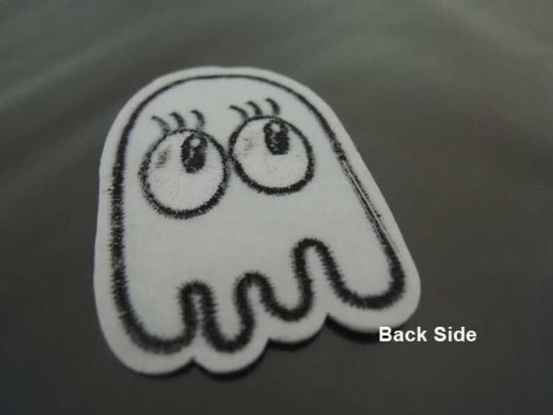 Iron on Patch Cute Ghost Patches White Ghost With Eye Patch - Etsy