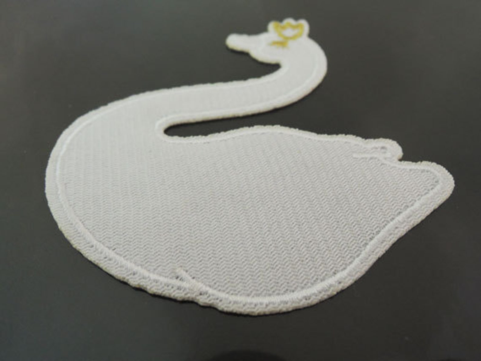 Iron On Patch White Swan Patches Iron On Applique | Etsy