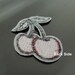 Small Cherry Patch Fruit Patches Red Patch Applique Embroidered Patch ...