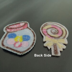 Iron on Patches or Sewing on Patch Lollipop Patch Candy Box Patch Small ...