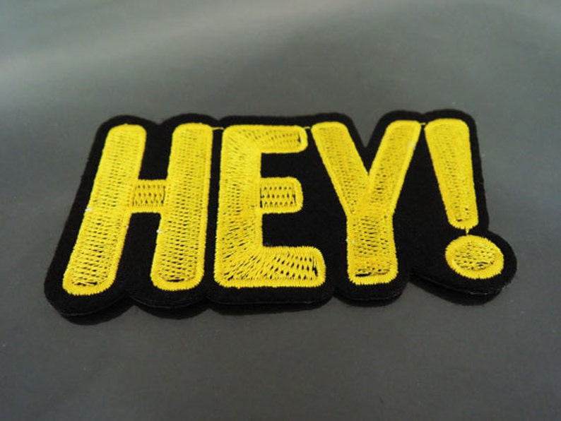 HEY Letter Patches Iron on or Sewing on Patch Letter Patches - Etsy