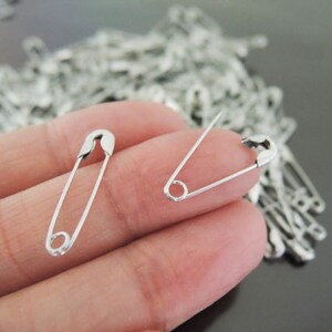 1000pcs Silver Small Safety Pin - Etsy