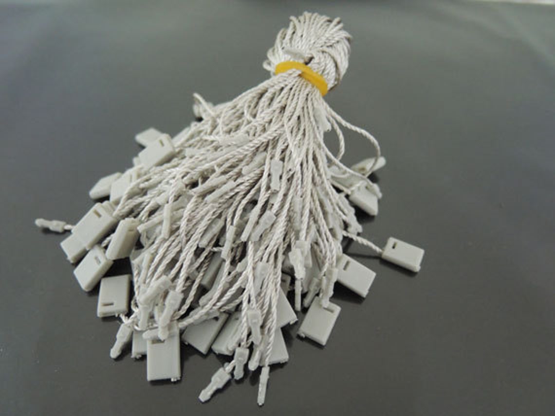Hang Tag String 100pcs Light Grey Hang Tag String With | Etsy