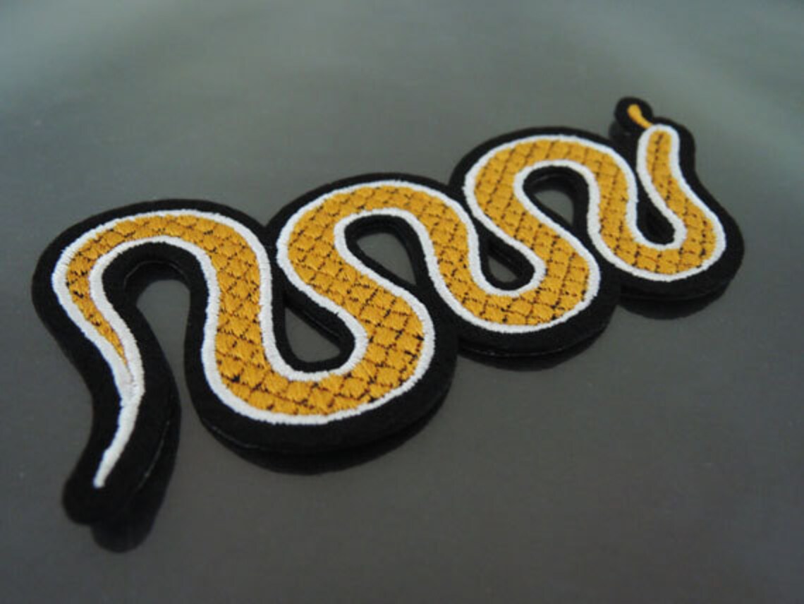 Iron on Patch Snake Patch Animal Patches Iron on Applique | Etsy