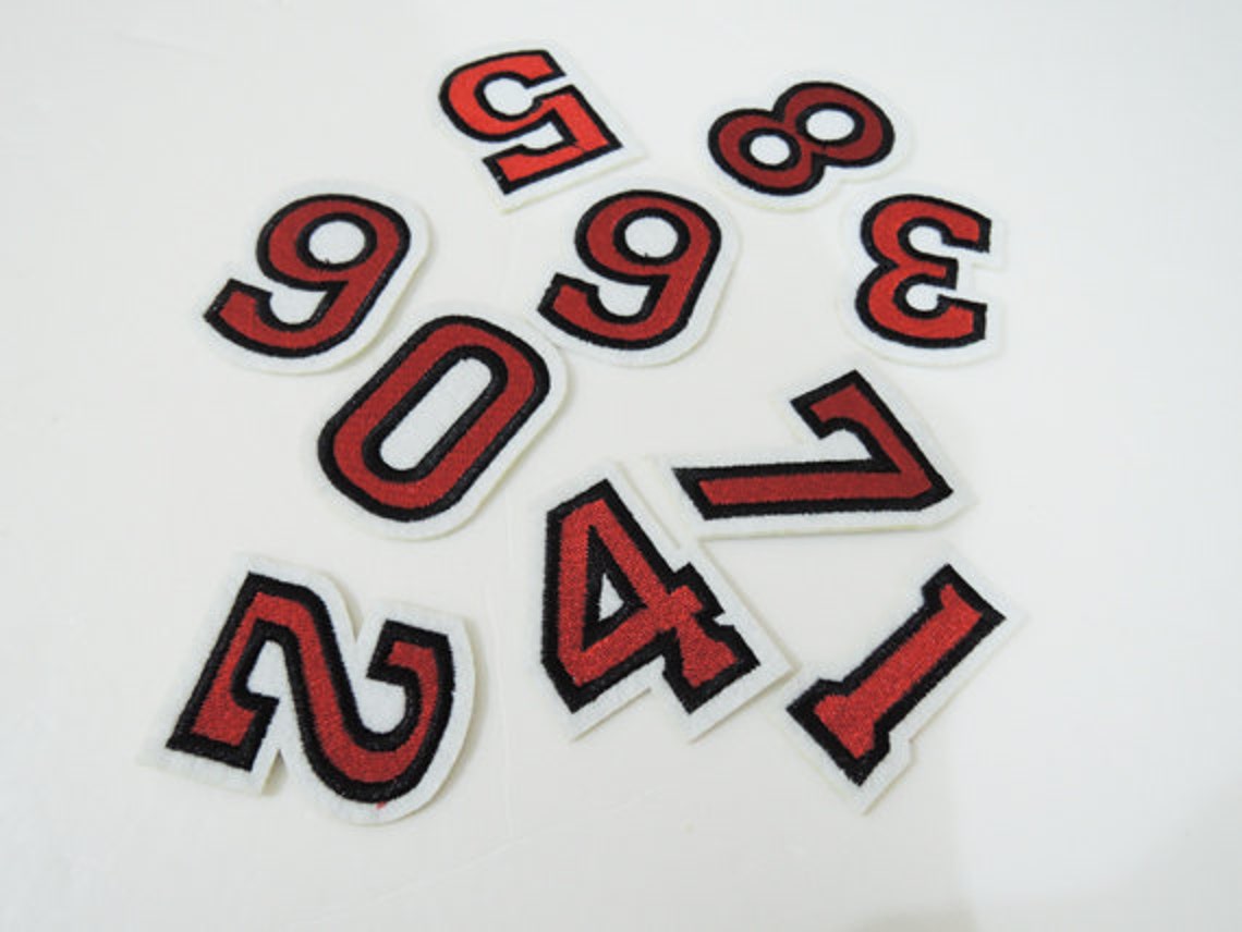 Number Patches Iron on or Sewing on Patch 0-9 Number Patches - Etsy