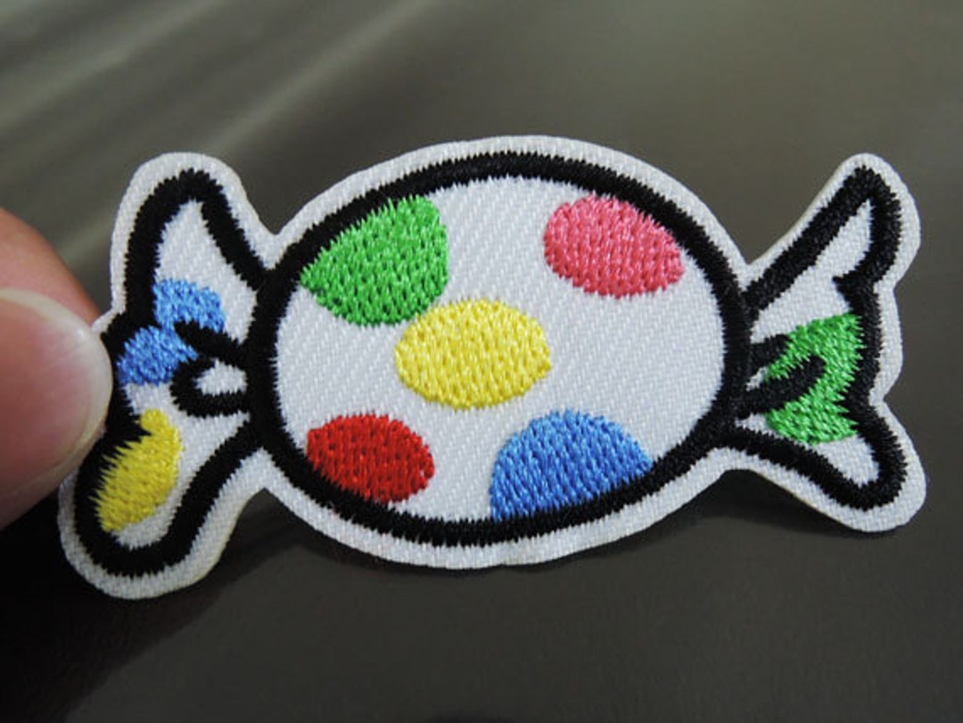 Candy Patches - Iron on Patch or Sewing on Patch Colorful Candy Patches ...