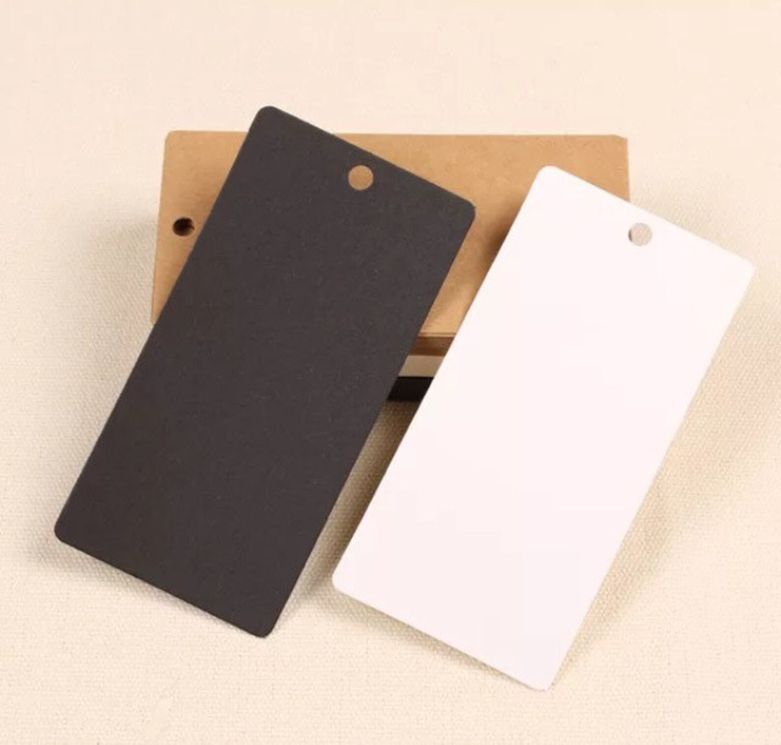 Kraft Paper Tags 50pcs Kraft Tags Rectangle Tag Price Tags | Etsy