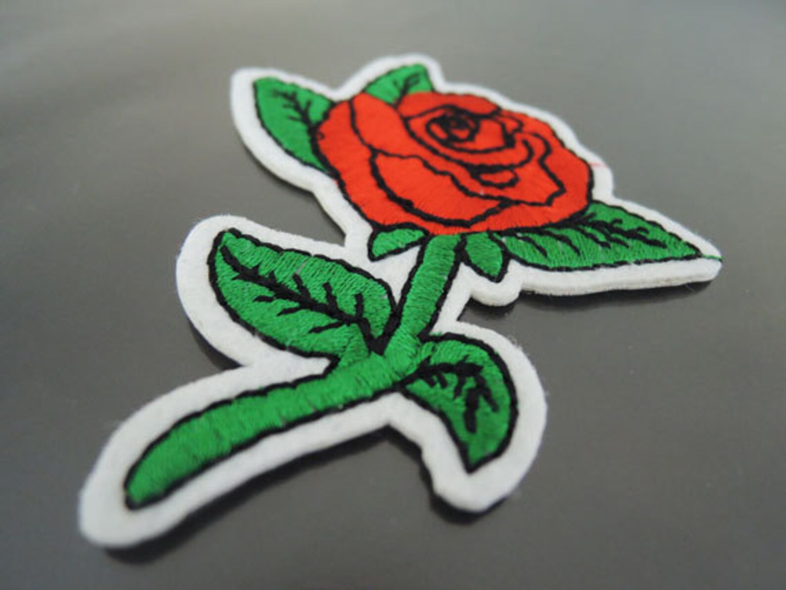 Iron on Patch Rose Patch Red Rose Flower Patch Flowers Patch - Etsy