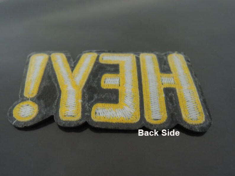 HEY Letter Patches Iron on or Sewing on Patch Letter Patches - Etsy