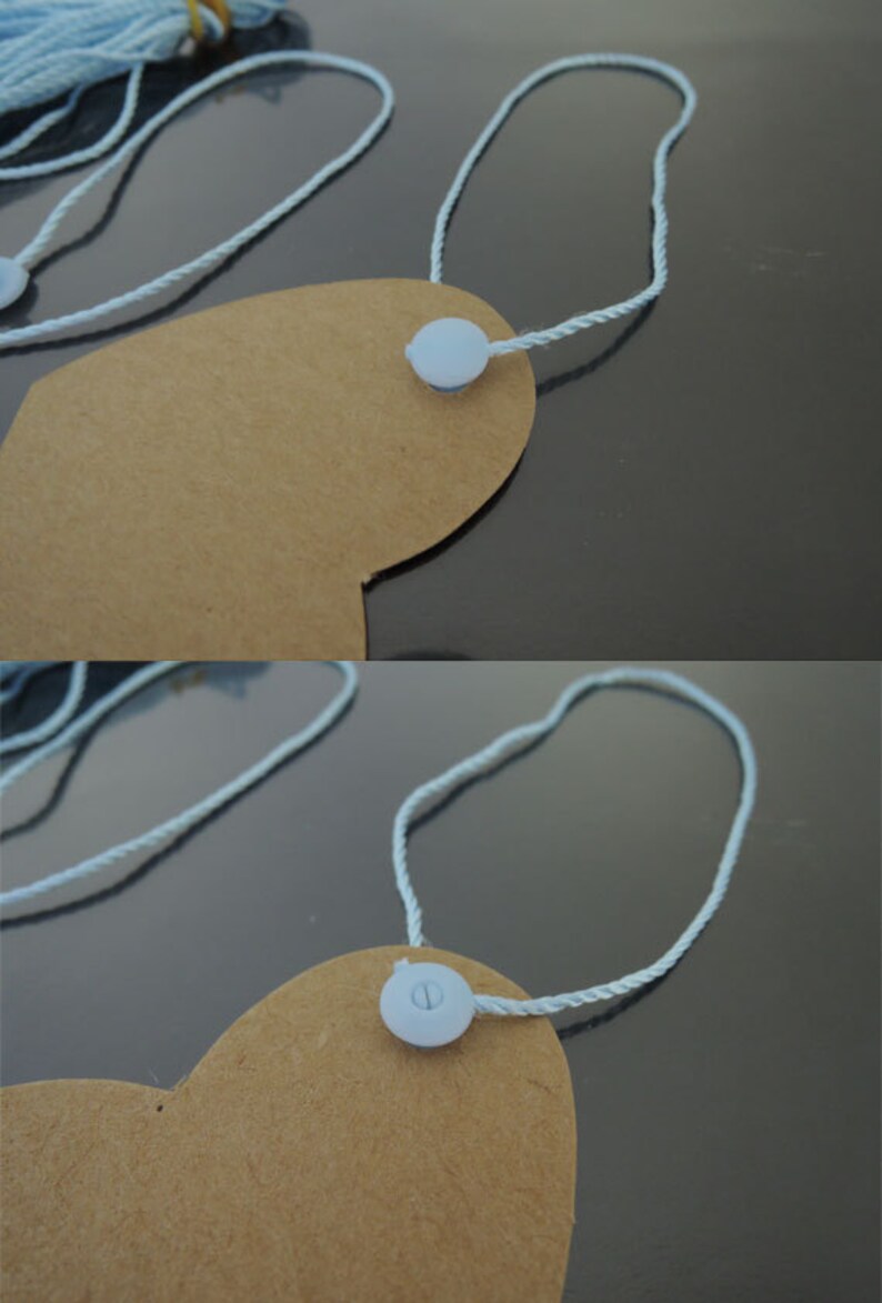 Hang Tag String 100pcs Light Blue Clothing Hang Tag String | Etsy