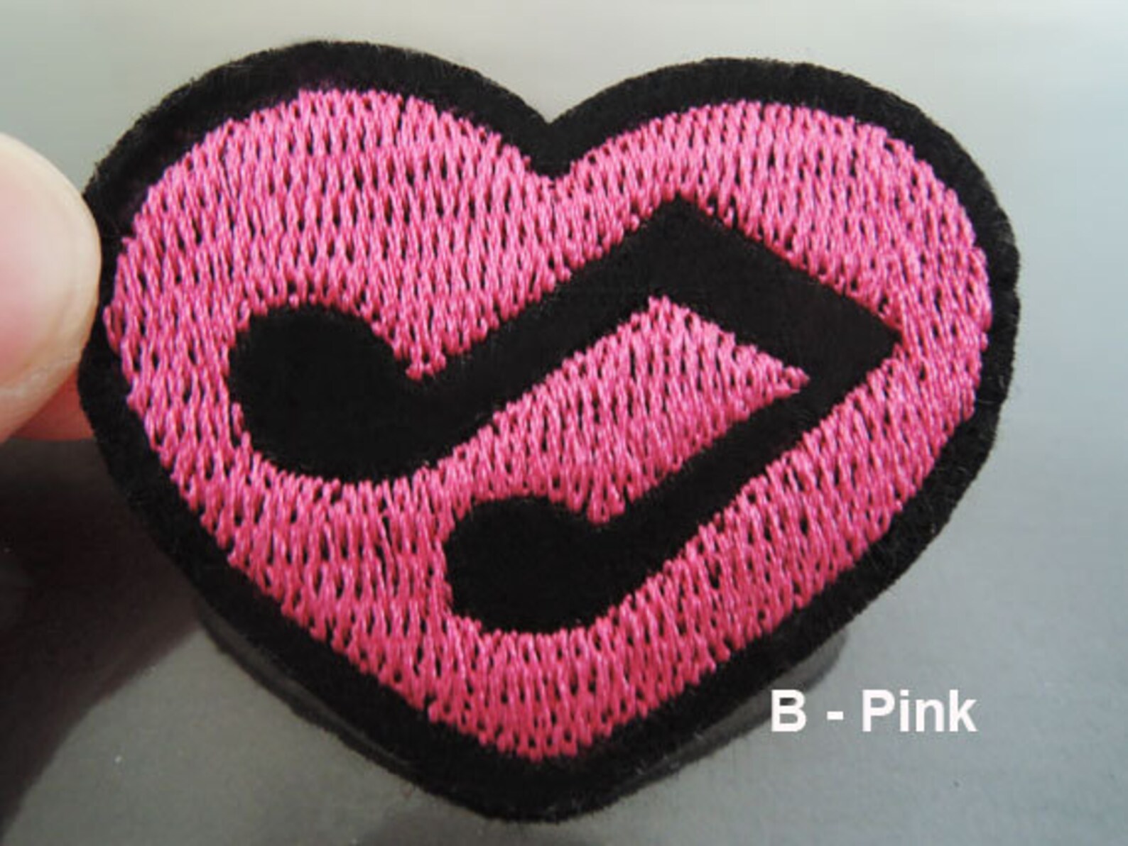 Musical Note Patches Iron on Patches or Sewing on Patch Red - Etsy