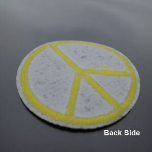 Peace Patches - Iron on Patches Peace Patch Round Applique Embroidered ...