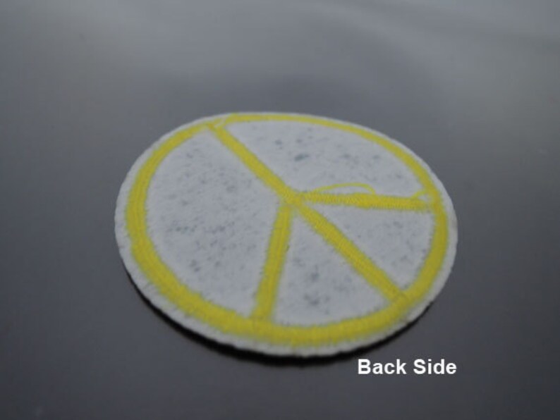 Peace Patches Iron on Patches Peace Patch Round Applique | Etsy