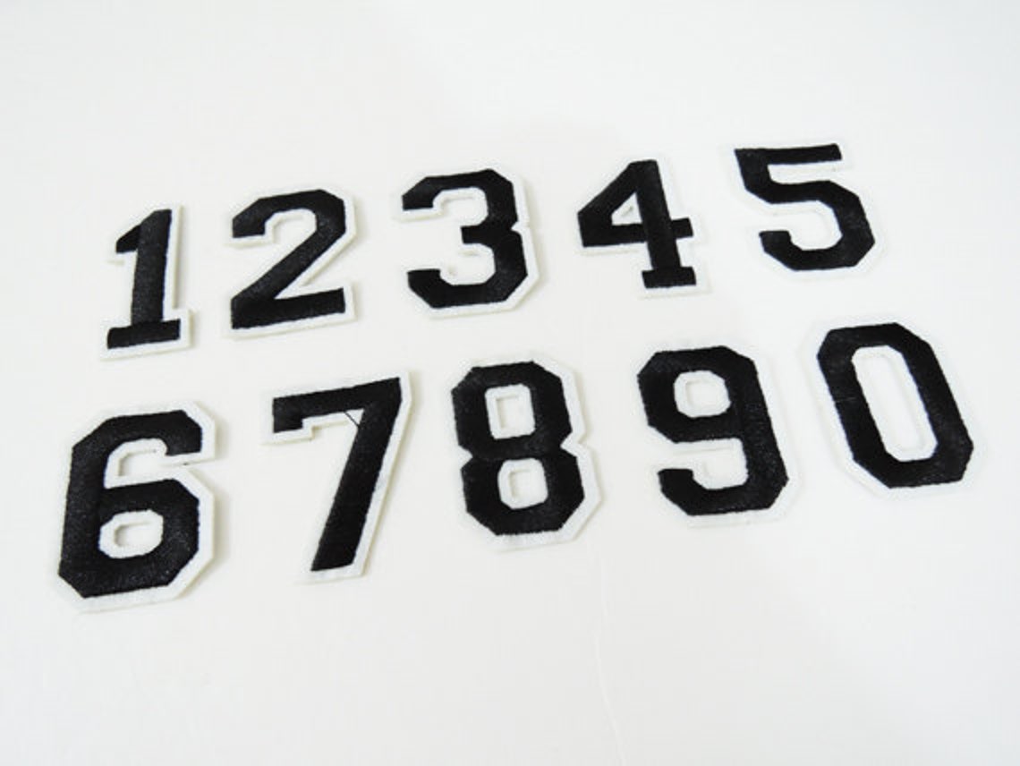 Number Patches Iron on or Sewing on Patch 0-9 Number Patches - Etsy