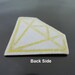 Diamond Patches Iron on Patches or Sewing on Patch Yellow Black Patches ...