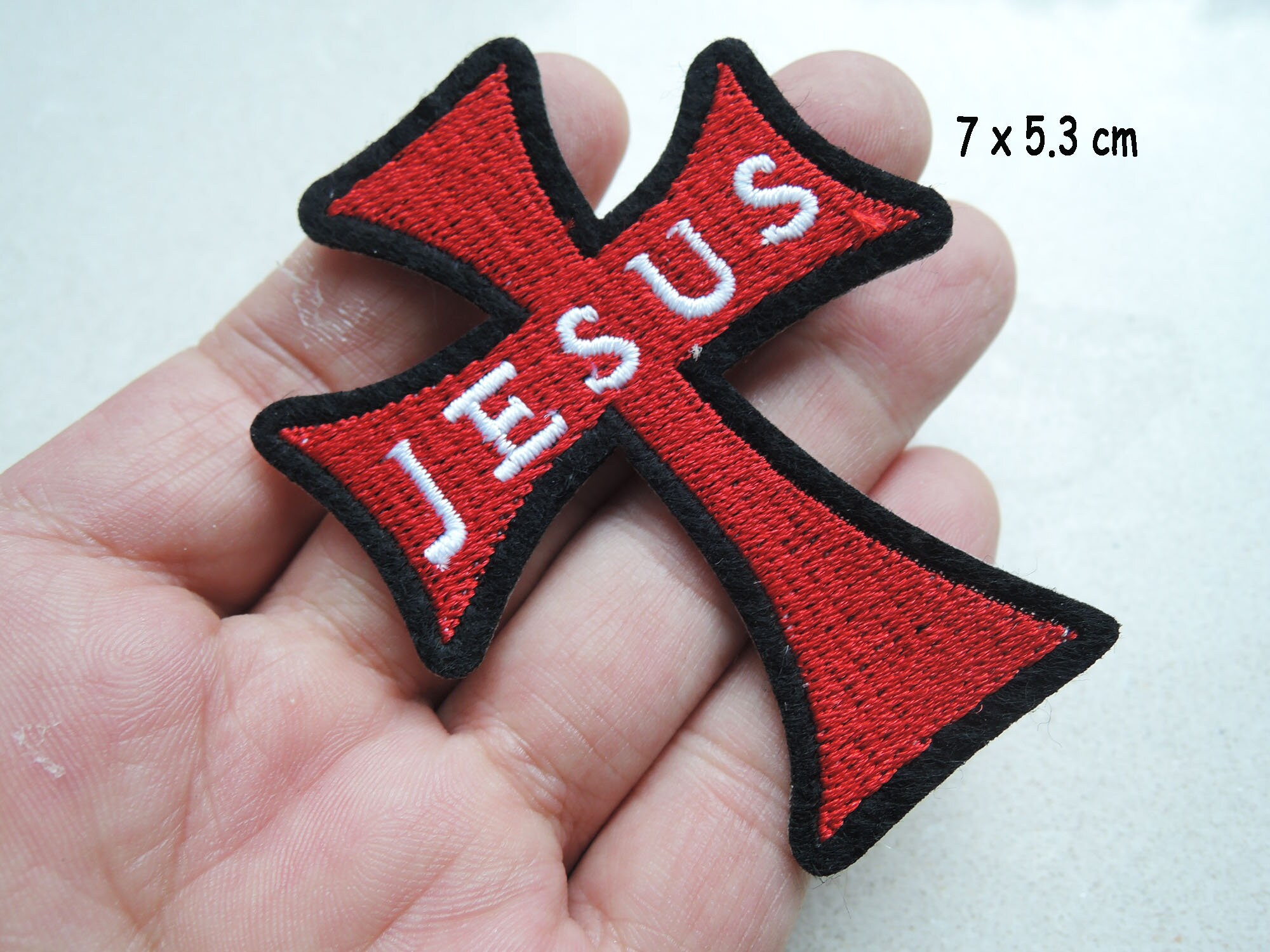 Iron On Patch Cross Patch Crucifix Patches Embroidered Patch | Etsy