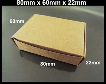 5 Kraft Paper Box Bases with Clear Sleeves A2 Size 4