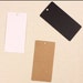 Kraft Paper Tags 50pcs Kraft Tags Rectangle Tag Price Tags Hang Tags ...