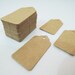 Kraft Tags 50pcs Small Kraft Tags Rectangle Tag Price Tags - Etsy