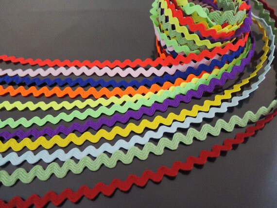 Ric Rac Trim 1/4 Mini Ric Rac Trim Rick Rack Zig Zag | Etsy