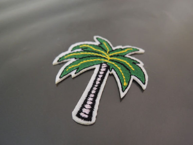Iron on Patch - Coconut Palm Tree Patches Green Trees Patch Summer ...