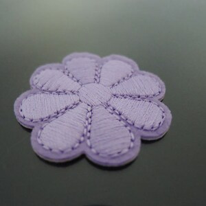 Light Purple Flower Patch Flower Patches Badge Patch Applique ...