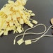 Hang Tag String 100pcs Yellow Hang Tag String With Plastic - Etsy