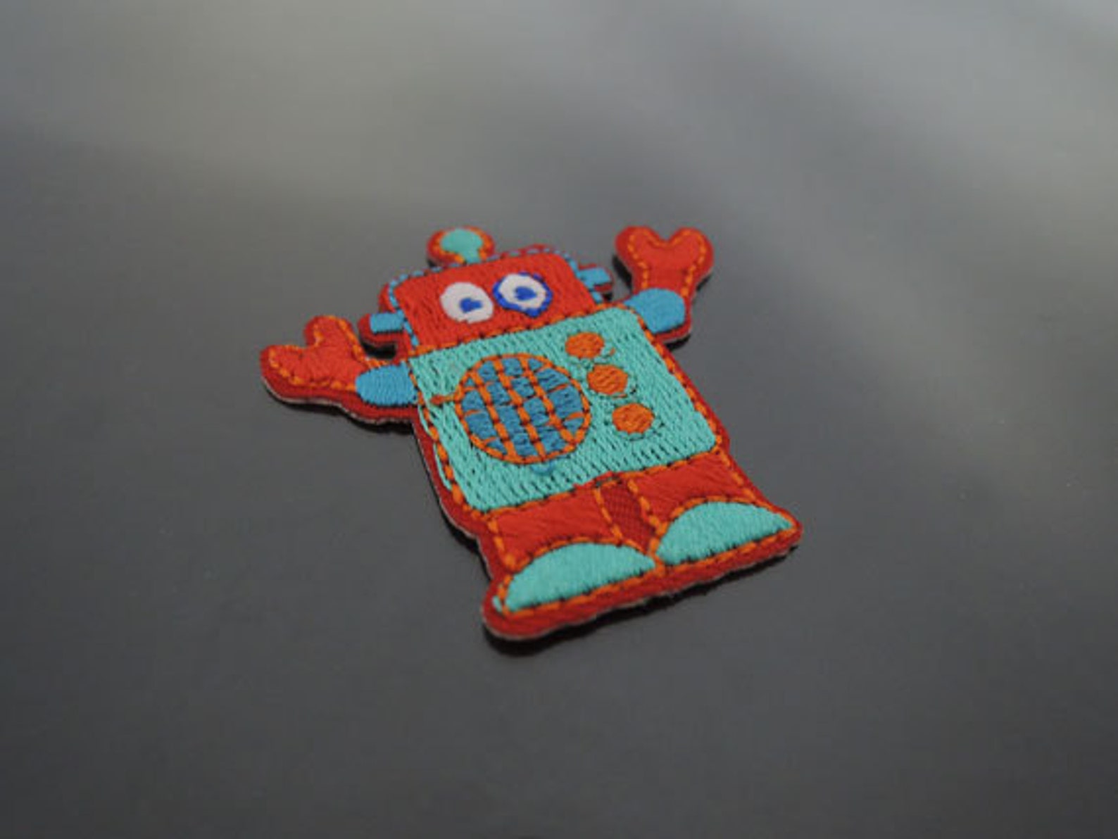 Robot Patches Iron on Patches or Sewing on Patch Red Patches - Etsy