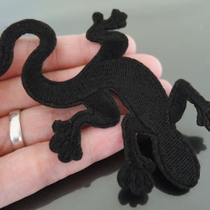Lizard Patch - Iron on Patch or Sewing on Patch Iron-on Embroidered ...