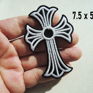 Iron on Patch - Cross Patch Crucifix Patches Embroidered Patch Iron on ...