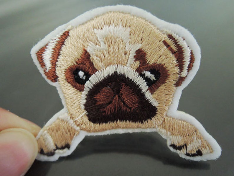 Iron on Patch Cute Dog Patches Animal Patch Small Doggie | Etsy