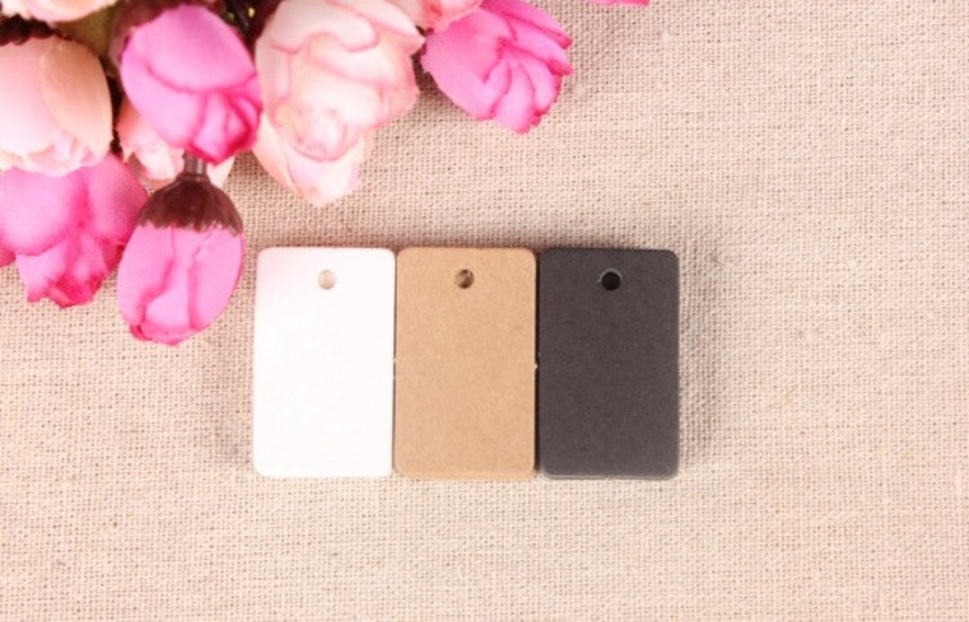 Kraft Paper Tags - 50pcs Kraft Tags Rectangle Tag Price Tags Hang Tags ...