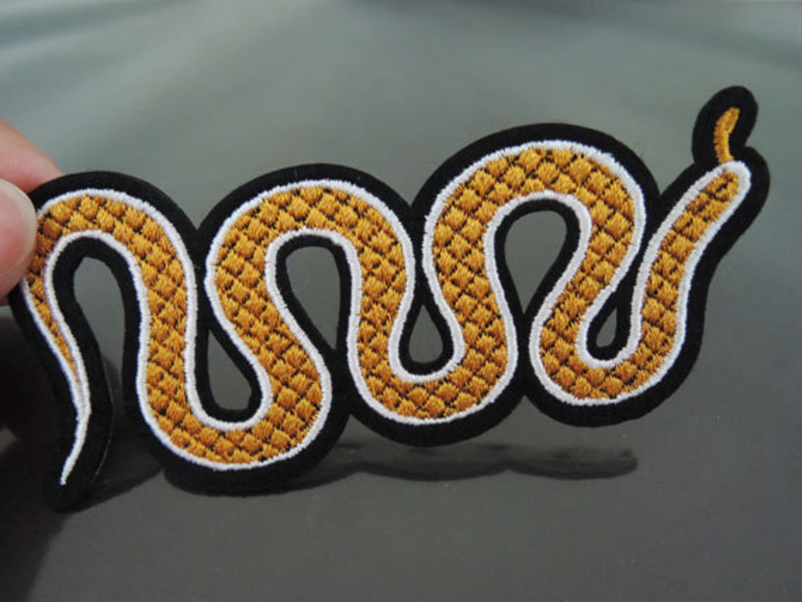 Iron on Patch Snake Patch Animal Patches Iron on Applique | Etsy