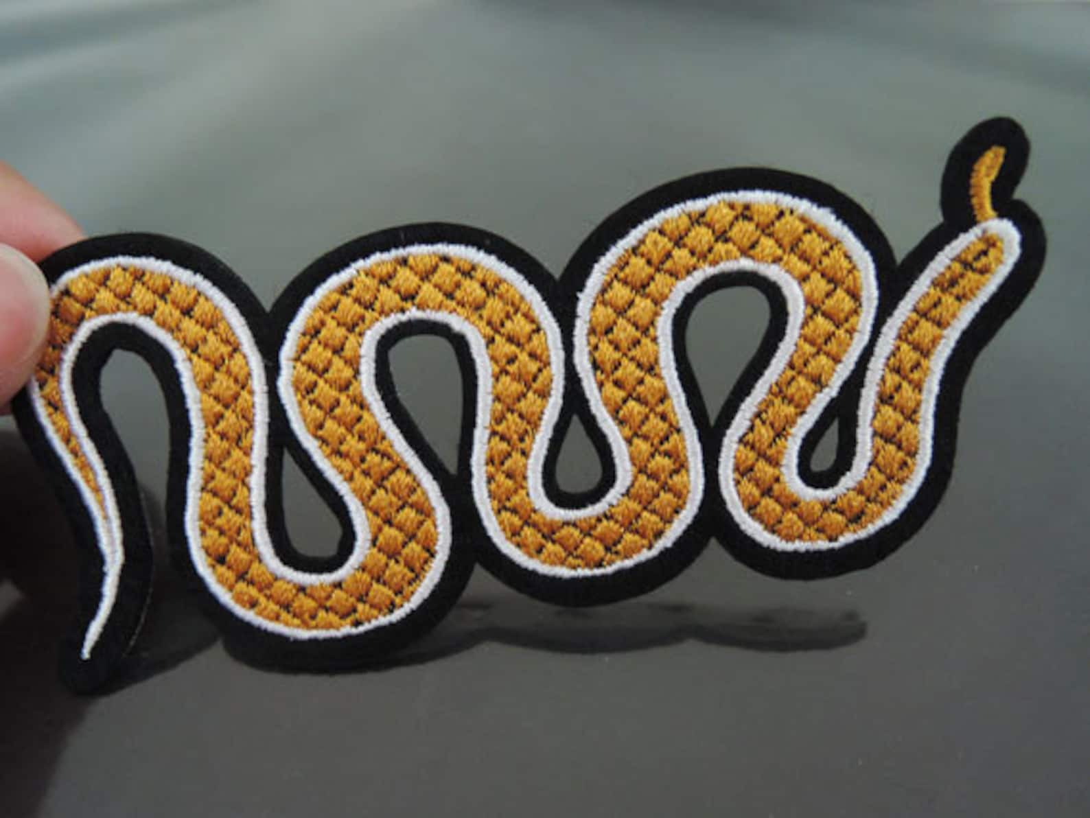 Iron on Patch Snake Patch Animal Patches Iron on Applique - Etsy