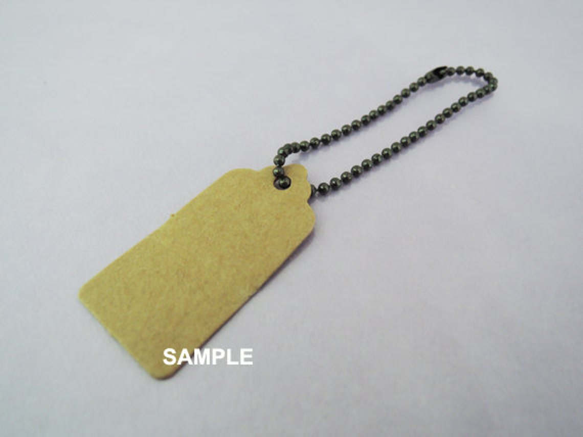 Ball Chain Keychain 10pcs Black Hang Tag Chain 140mm - Etsy