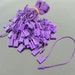 Hang Tag String 100pcs Purple Hang Tag String With Plastic Fastener - Etsy